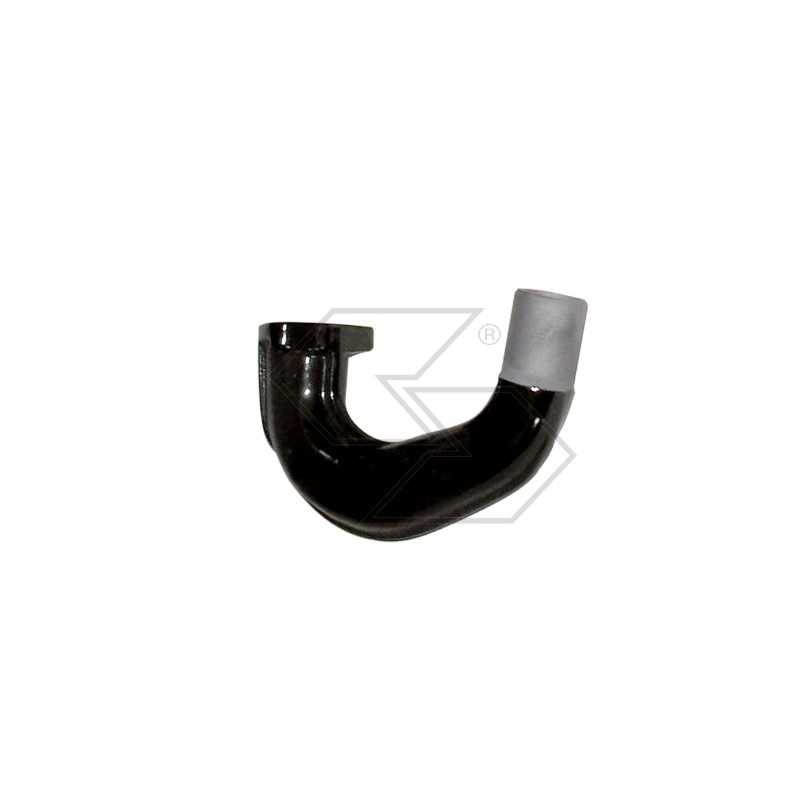 Enamelled cast-iron elbow manifold U-type for silencer | NewgardenP...