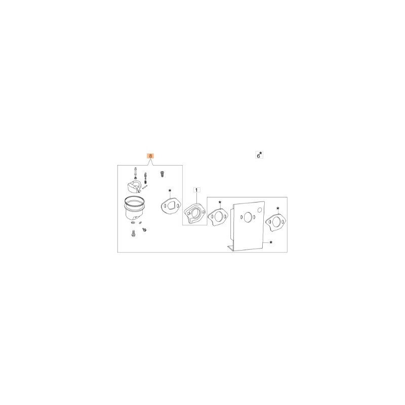 Lawn Mower Repair Kit Models G44PK ORIGINAL EMAK L66150211 | Newgar...