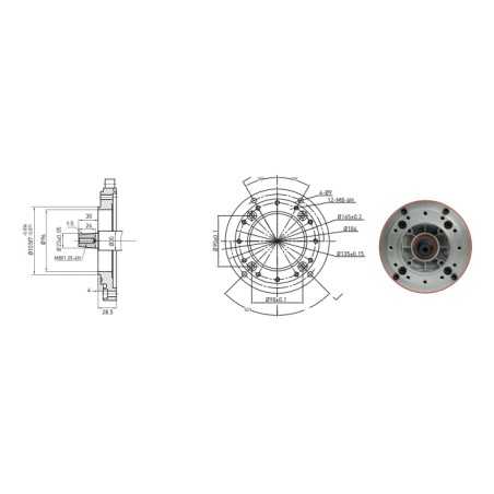 Motor complete ZANETTI ZDM88C1MEV 474 cc conical shaft Di 23 electr...